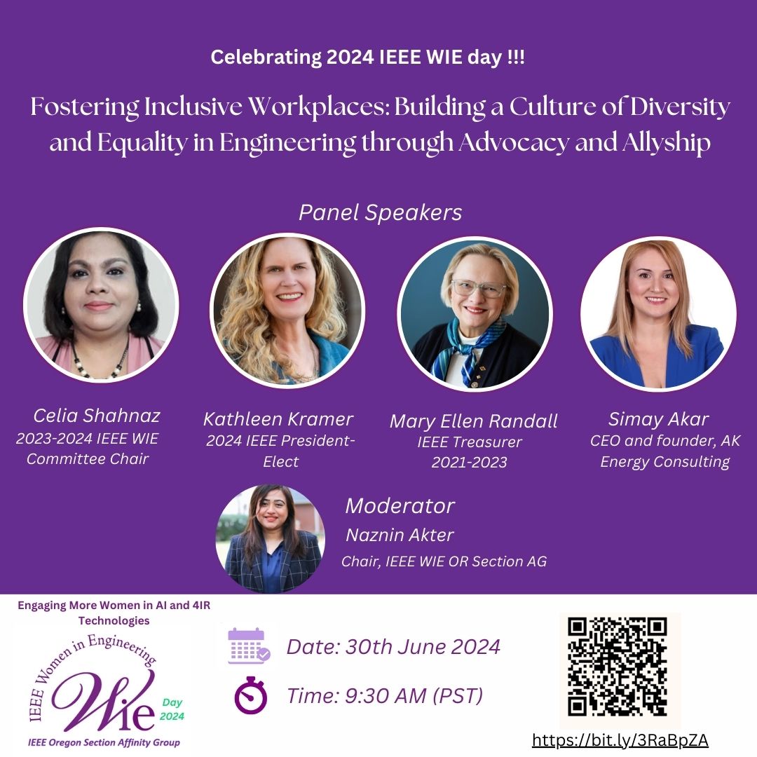 IEEE WIE Day 2024 - Panel Discussion - Fostering Inclusive Workplaces ...